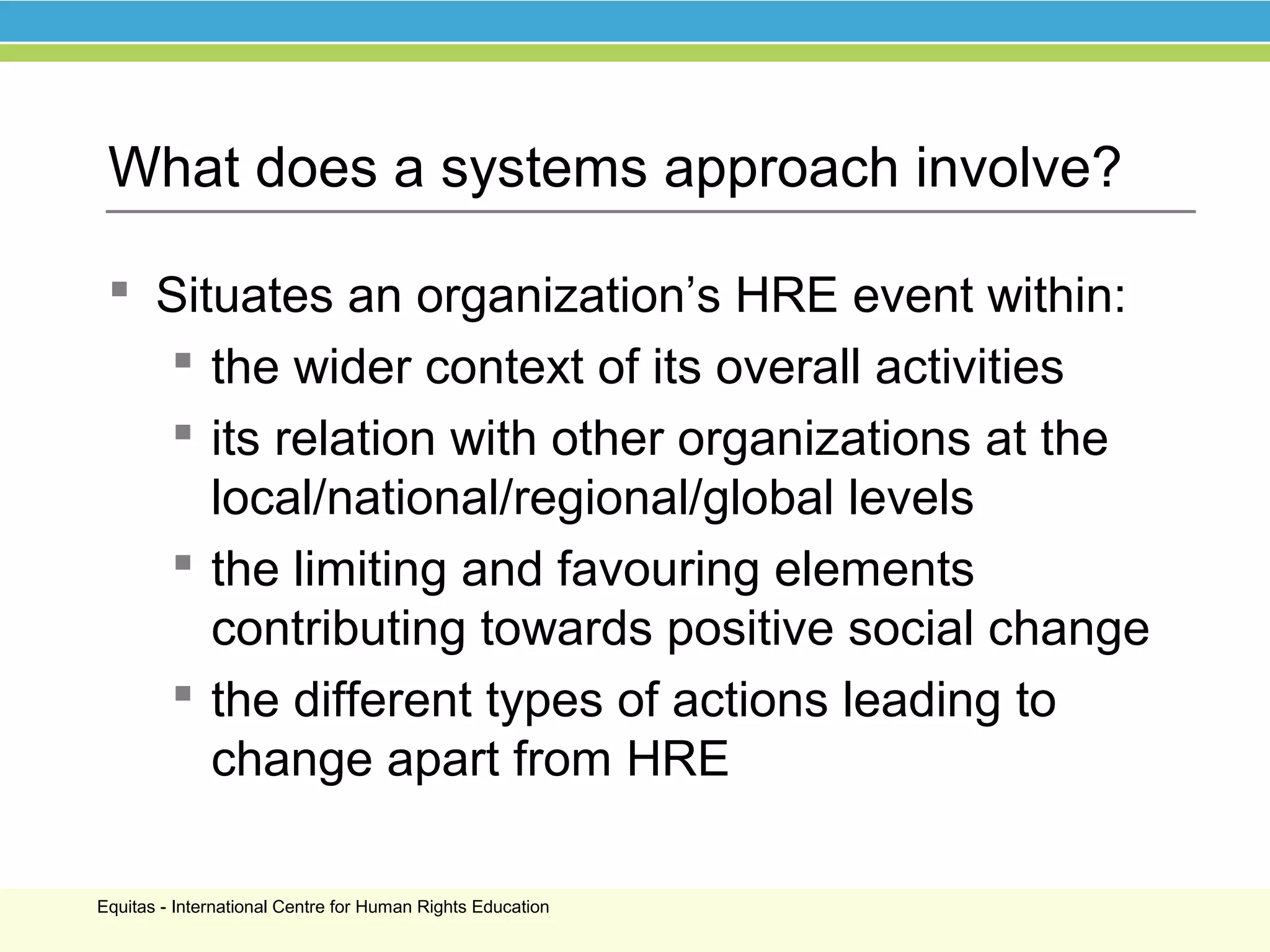 Hre systems approach | PPT