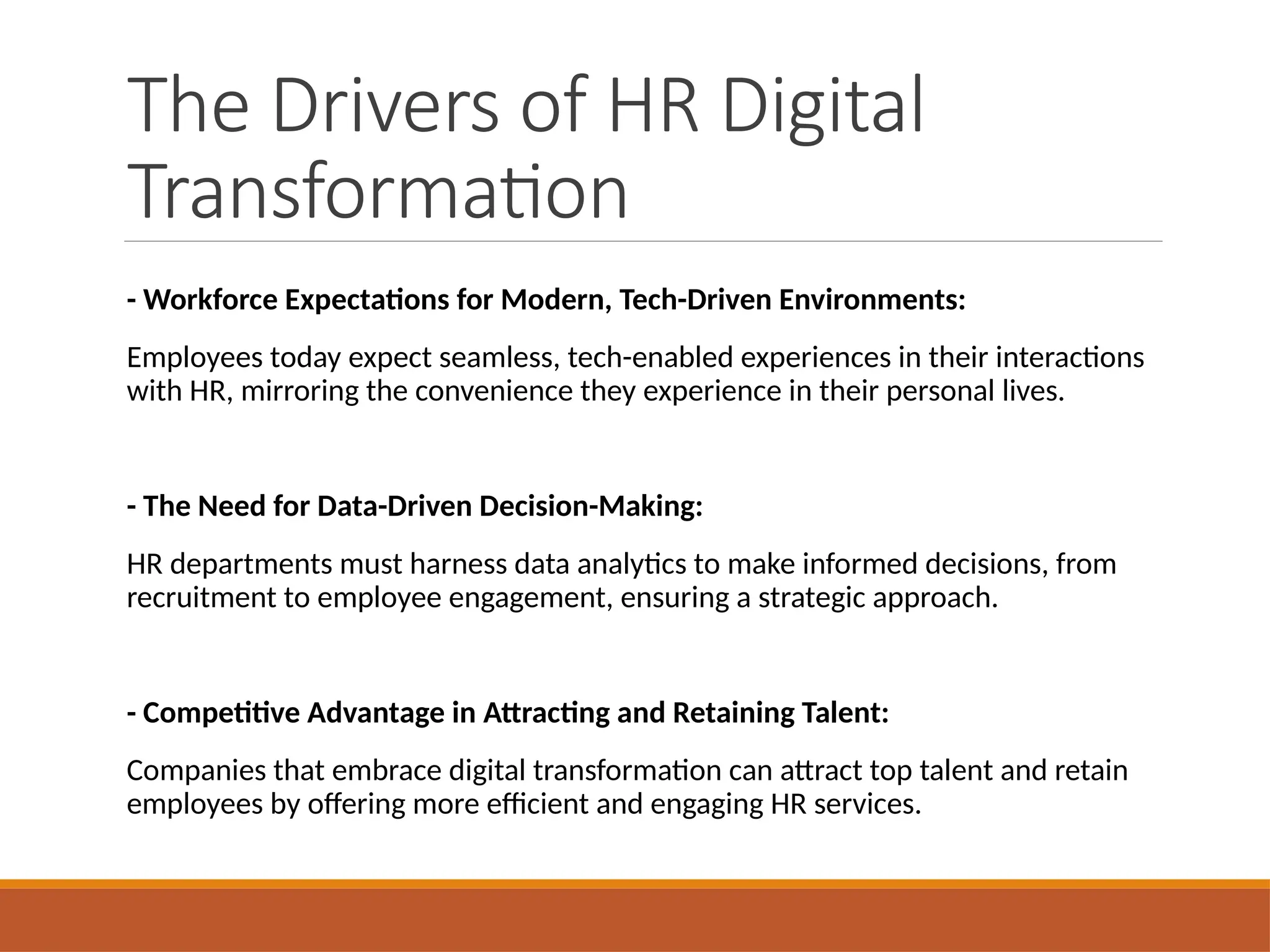 HR Evolution - Navigating the Path to Digital Transformation | PPTX