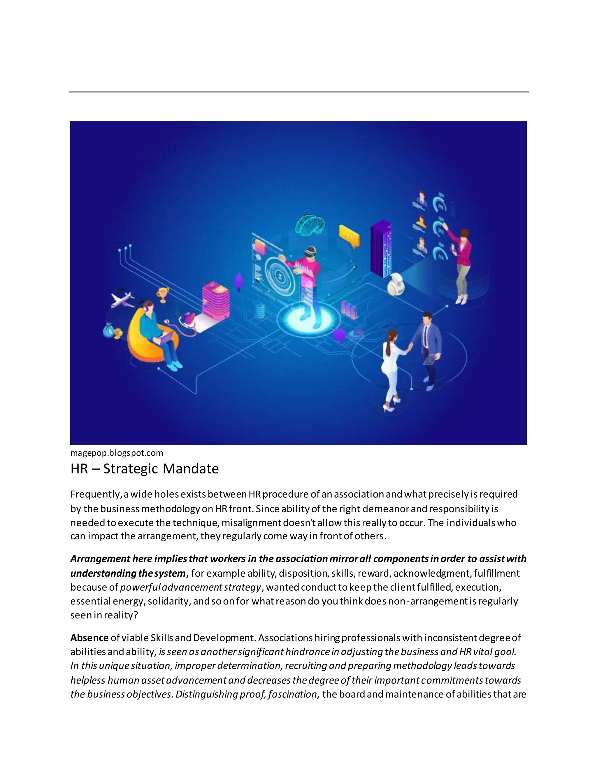 HR- Strategic Mandate | DOCX