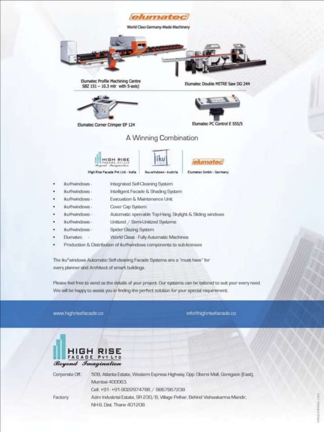 High Rise Facade Pvt. Ltd. brochure | PDF