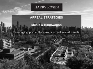 Harry Rosen Creative Campaign | PPTX | Business | Business and Finance