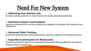 FOOD ORDERING SYSTEM PPT FOR FINAL YEAR PROJECT | PPTX | Computing ...