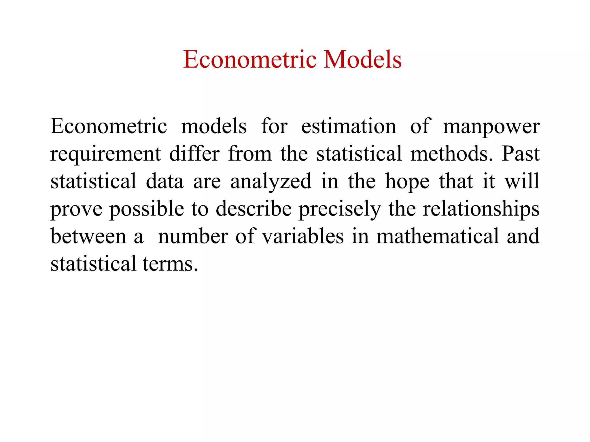 Techniques for Forecasting Human Resources | PPTX
