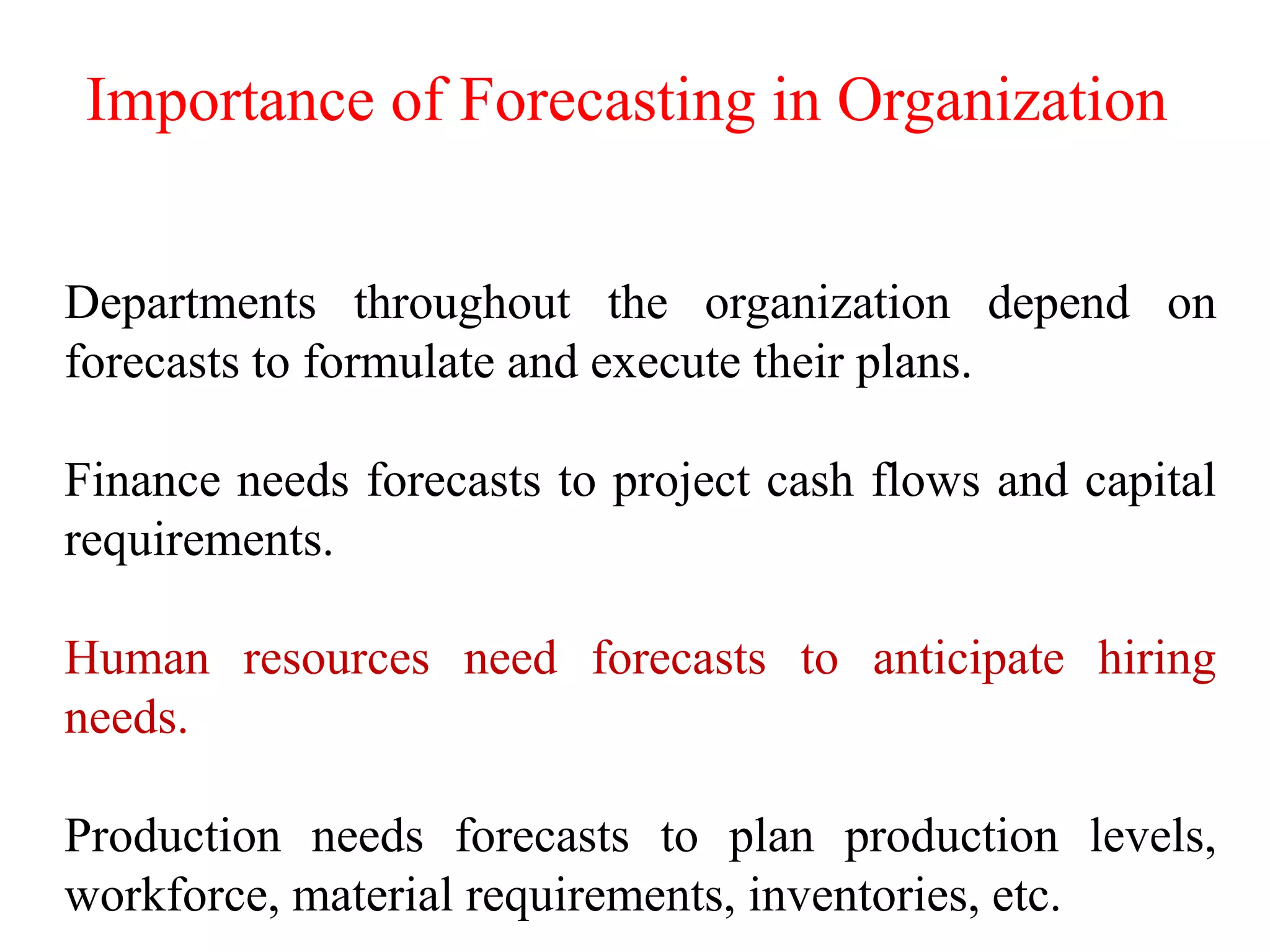 Techniques for Forecasting Human Resources | PPTX