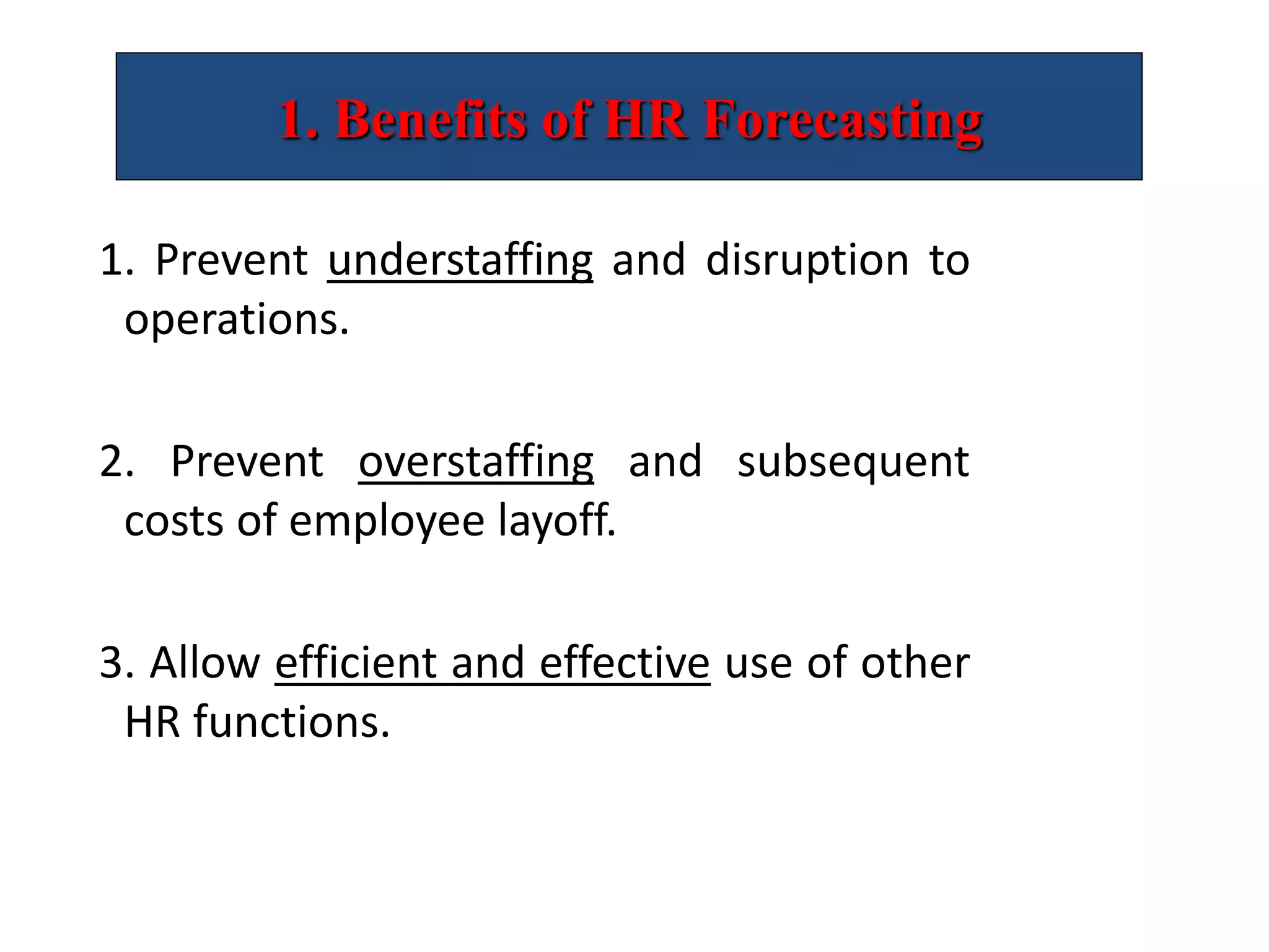 Techniques for Forecasting Human Resources | PPTX