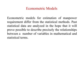 Techniques for Forecasting Human Resources | PPTX