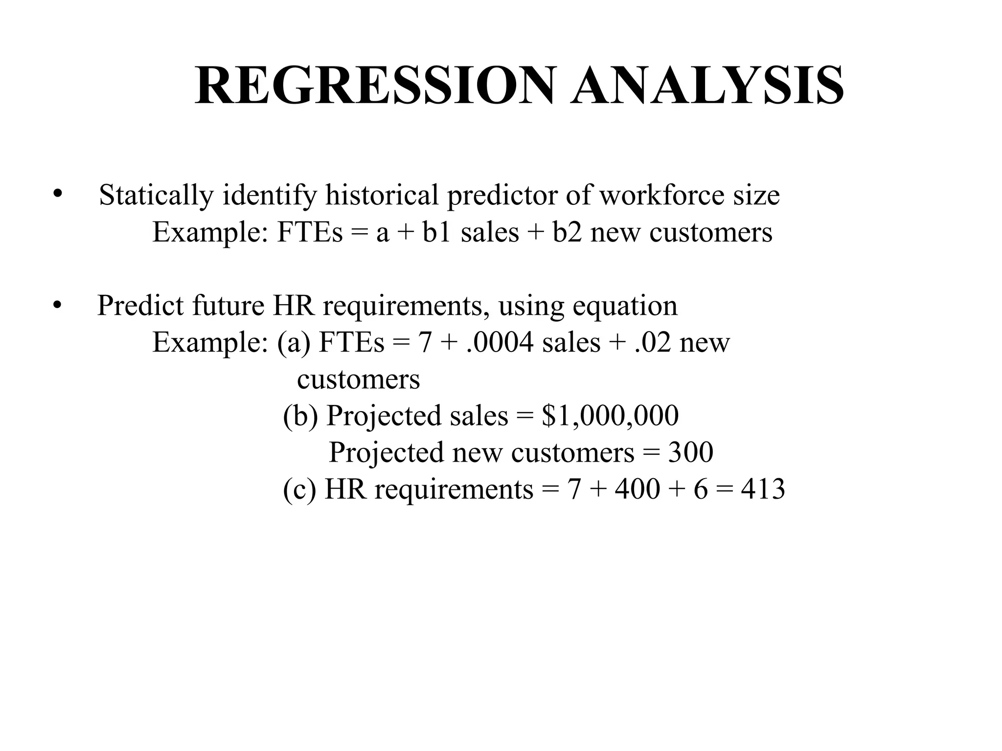 Hr forecasting techniques | PPTX