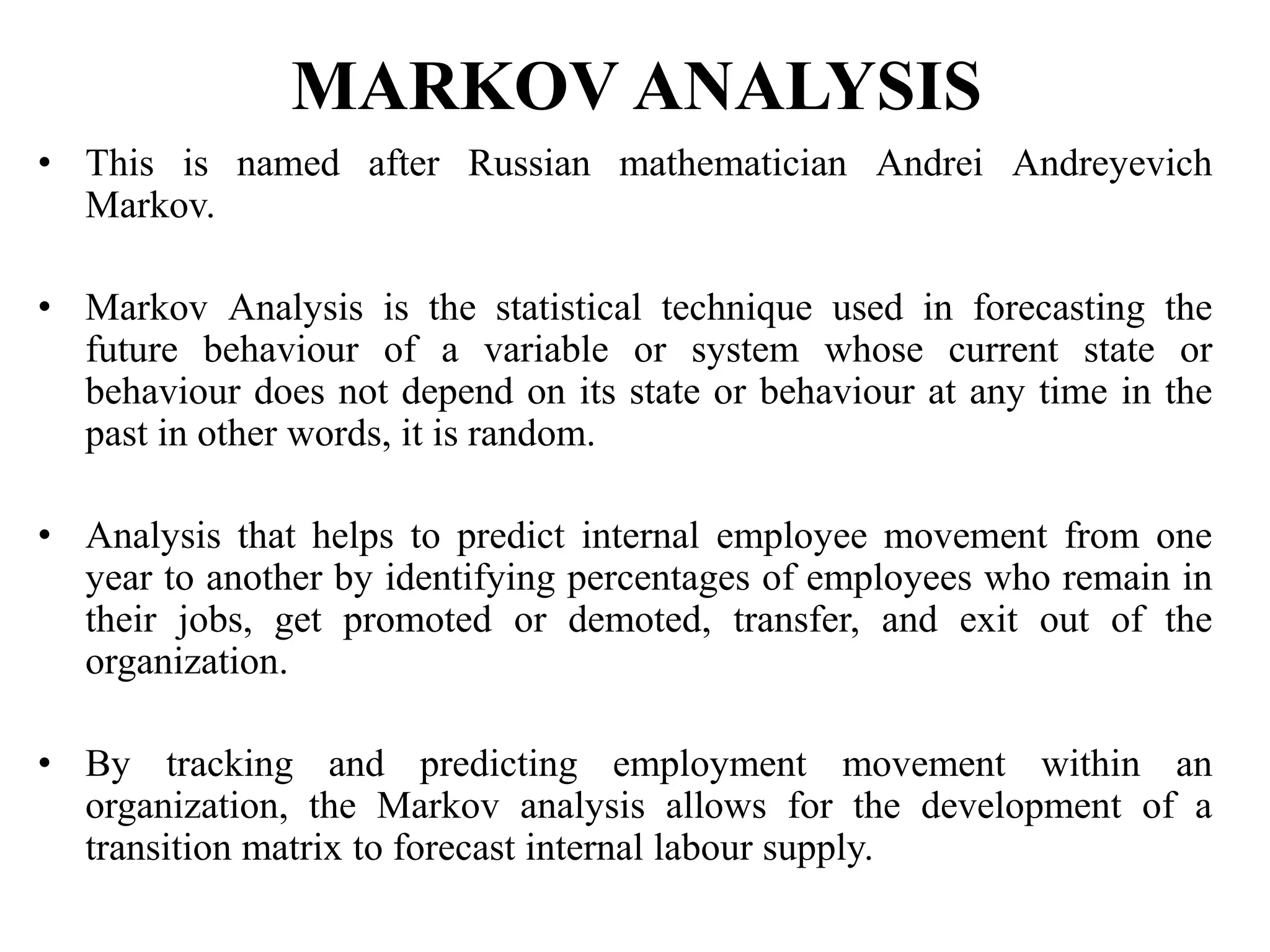 Hr forecasting techniques | PPTX