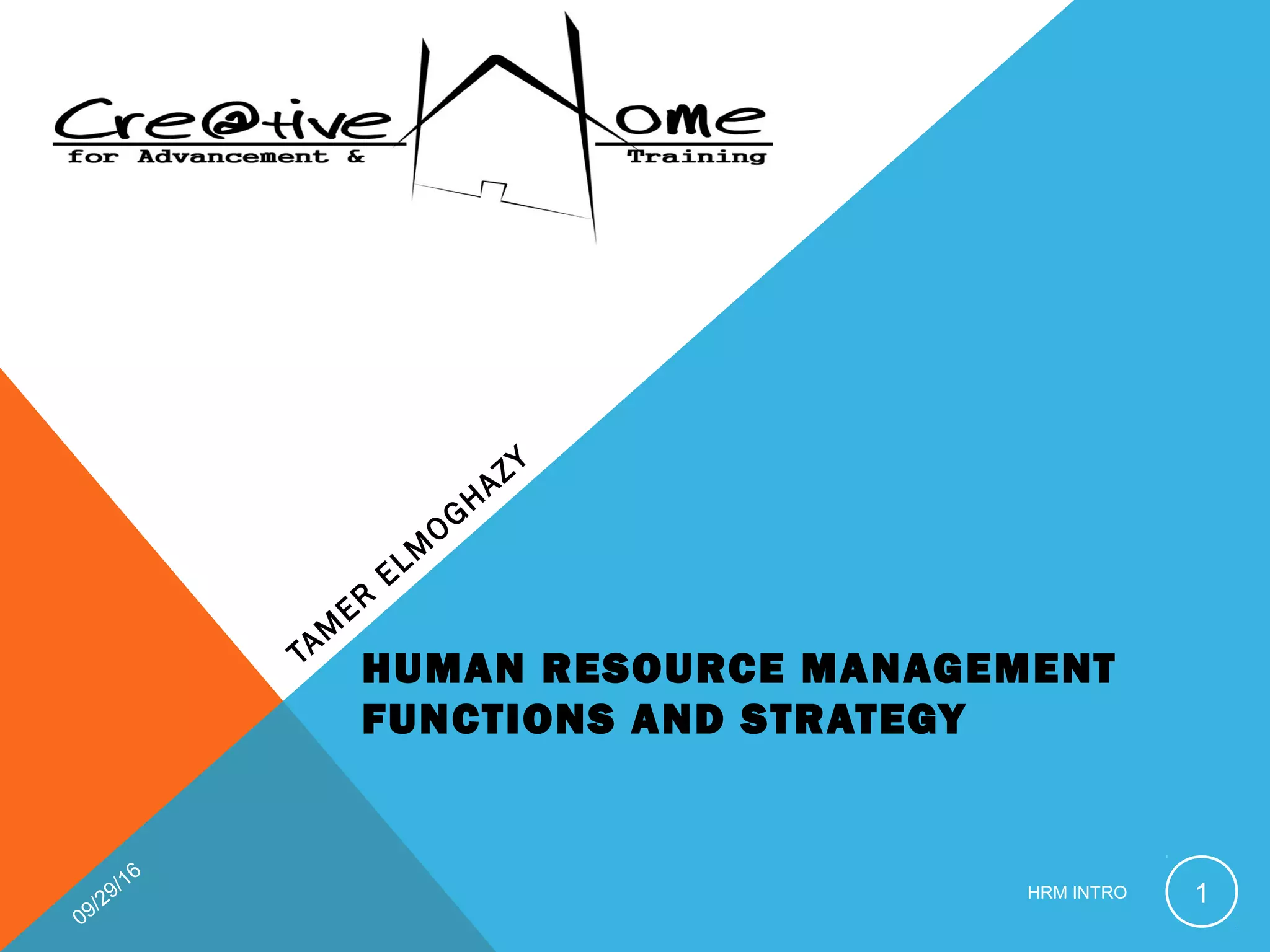 human resources management, introduction | PPT