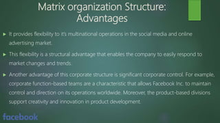 HR Functions and Organization Structure of Facebook | PPTX