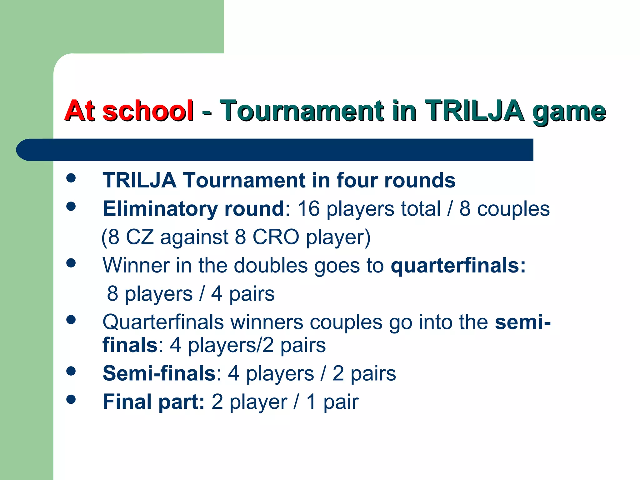 Hr game called trilja | PPT