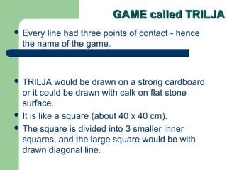 Hr game called trilja | PPT