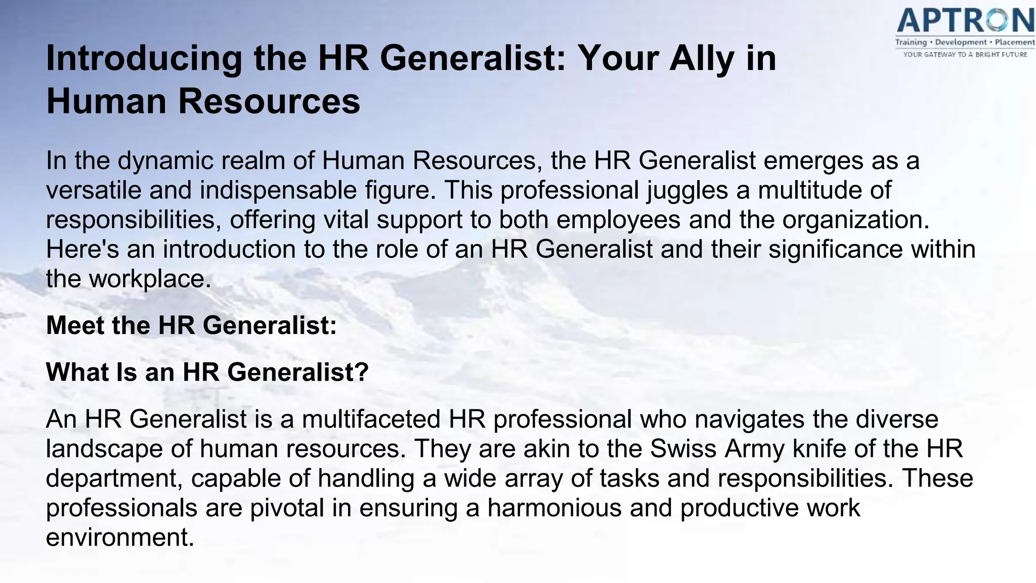 HR Generalist Training in Noida.pptx