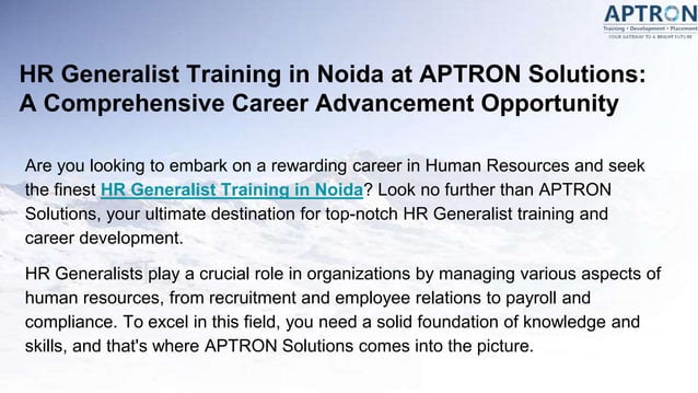 HR Generalist Training in Noida.pptx
