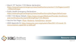 A Discussion on Telehealth Changes and Vaccine Billing | PPT