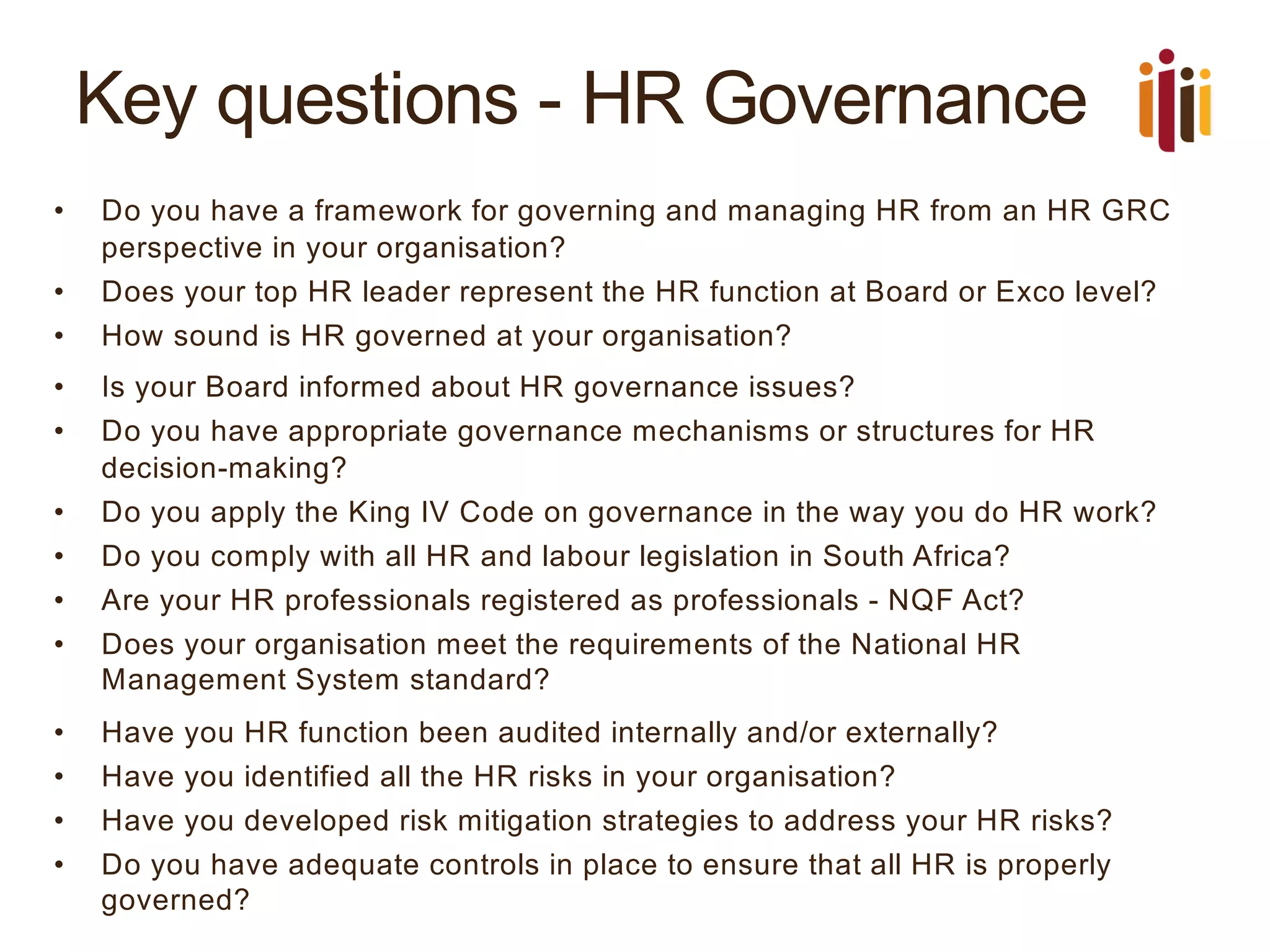 HR Governance | PDF