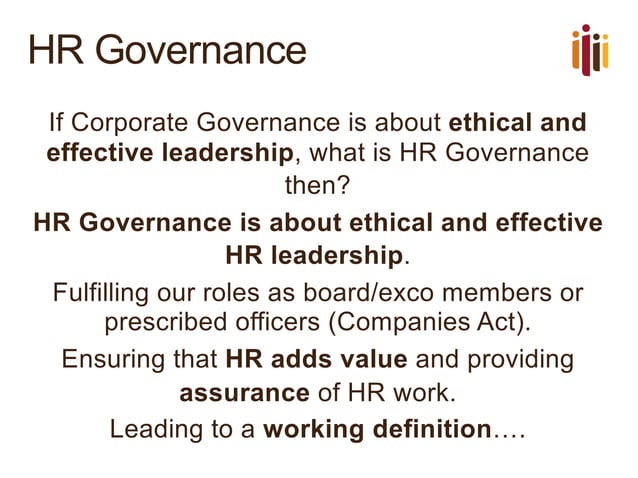 HR Governance | PDF | Human Resources | Business
