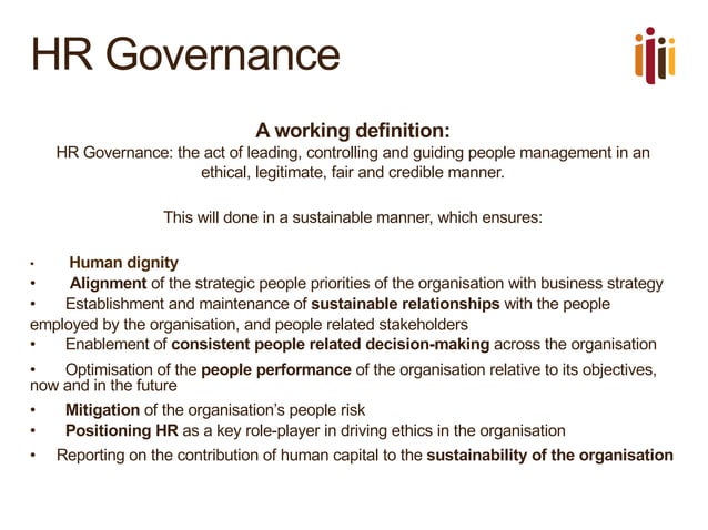 HR Governance | PDF | Human Resources | Business