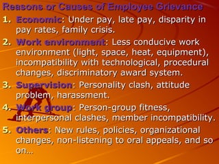 HR grievance and relationship management | PPT