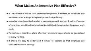Deciding Incentive Schemes | PPT