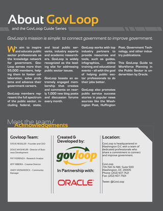 Workforce Planning in the Public Sector | PDF