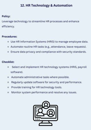 HR materials_HR Handbook Checklist for business | PDF