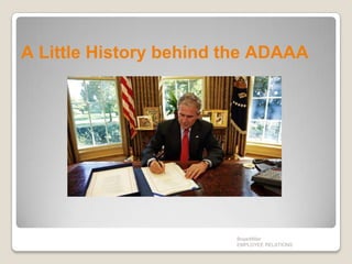 ADAAA: Crippling Employers? | PPT