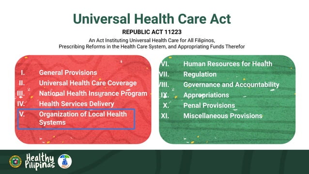 Frameworks and mandates on Universal Health Care | PDF | Health ...