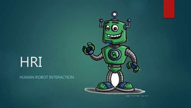 Human Robot Interaction Pptx Robotics Technology And Computing