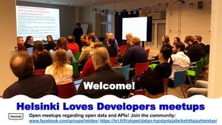 Open Data in Helsinki Region | PDF | Technology & Computing