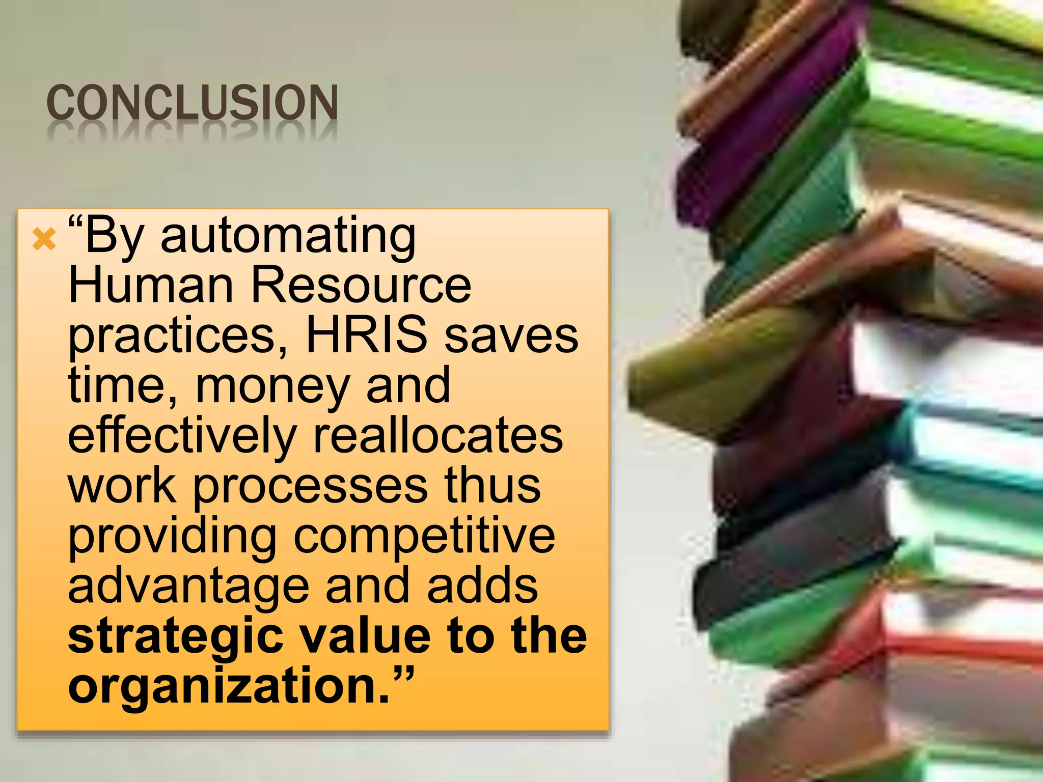 Human Resource Information System - HRIS | PPTX