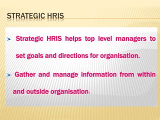Human Resource Information System - HRIS | PPTX