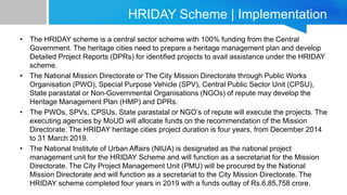 HRIDAY Scheme.pptx | Developmental Sites | Real Estate