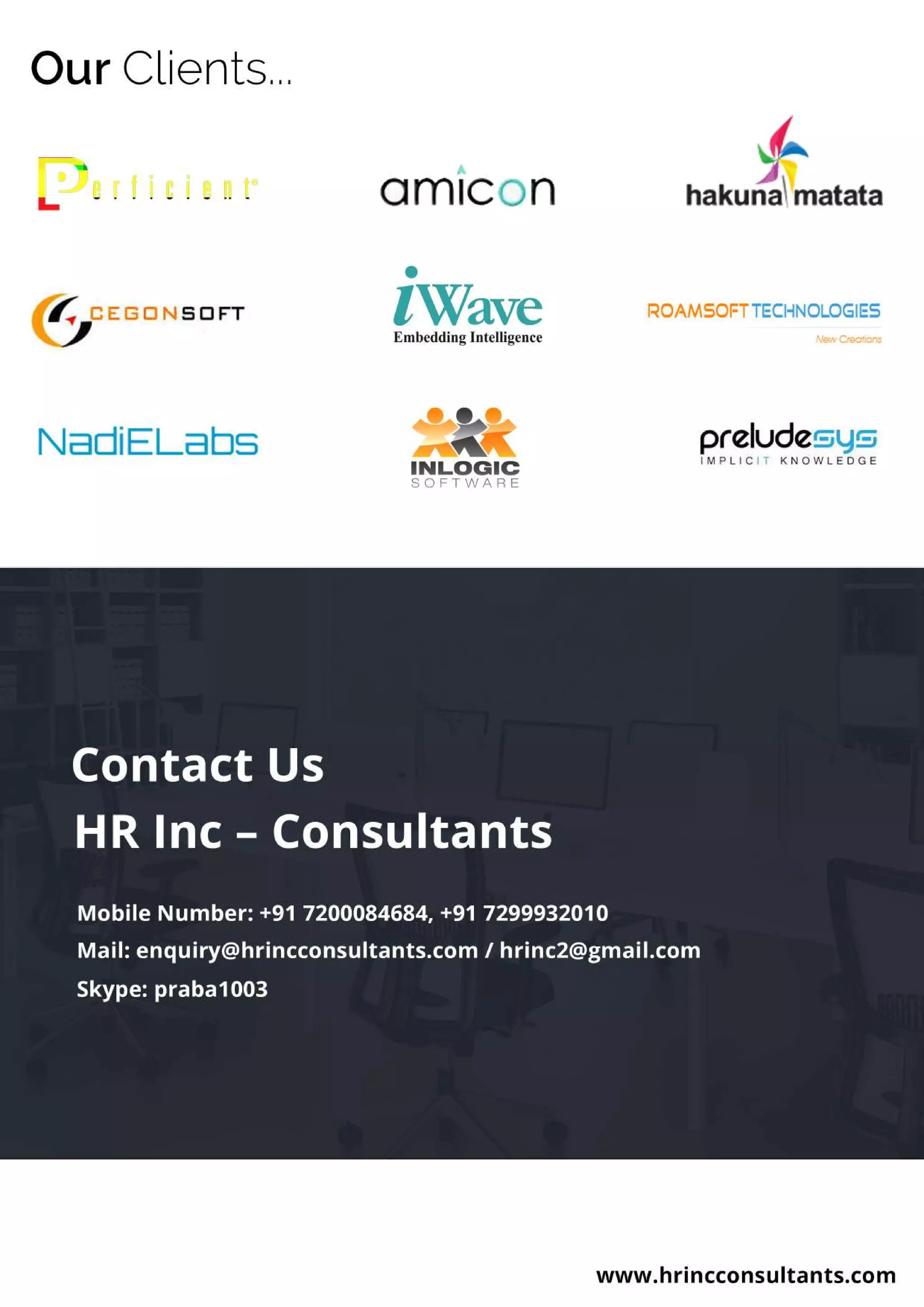 Top 10 Placement Consultants in Chennai | PDF