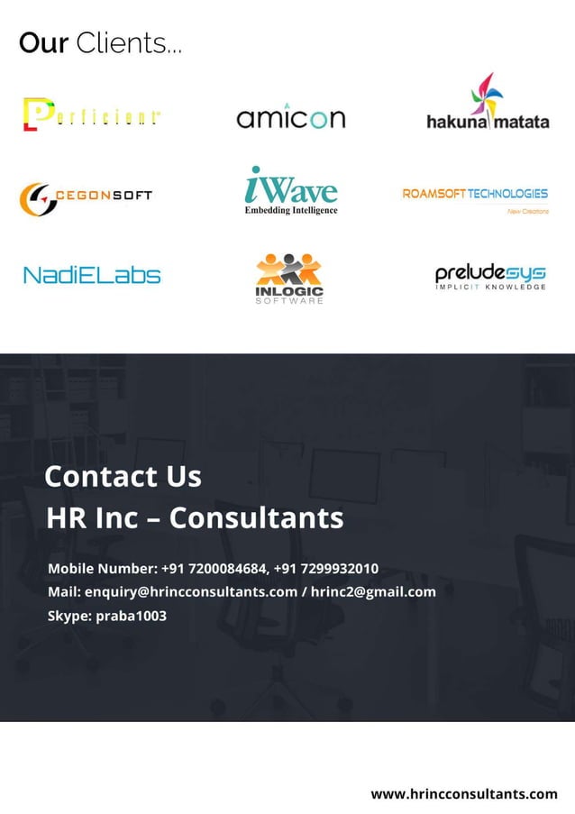 Top 10 Placement Consultants in Chennai | PDF