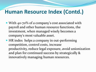 HR index | PPTX