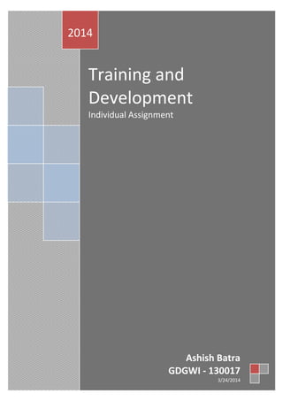 Human Resoruce - Training and development (GSK Glaxosmithkline India) | PDF