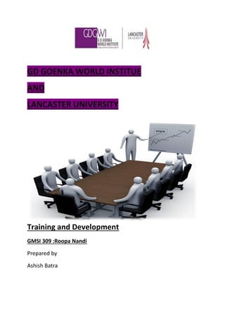 Human Resoruce - Training and development (GSK Glaxosmithkline India) | PDF