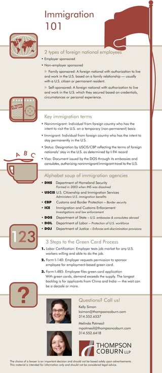 HR infographic: Immigration 101 | PDF
