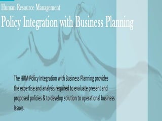Hr integration with business planning | PPT