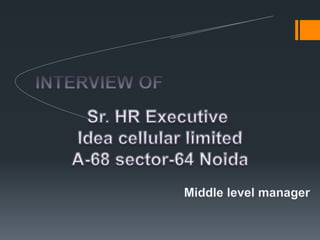 Hr in telecom | PPTX