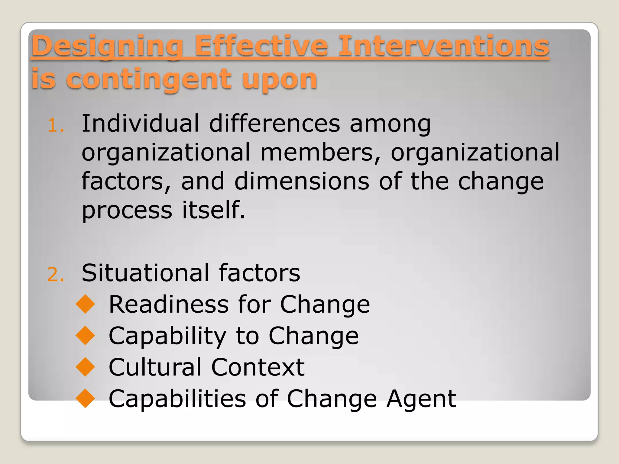 Hr intervention | PPTX