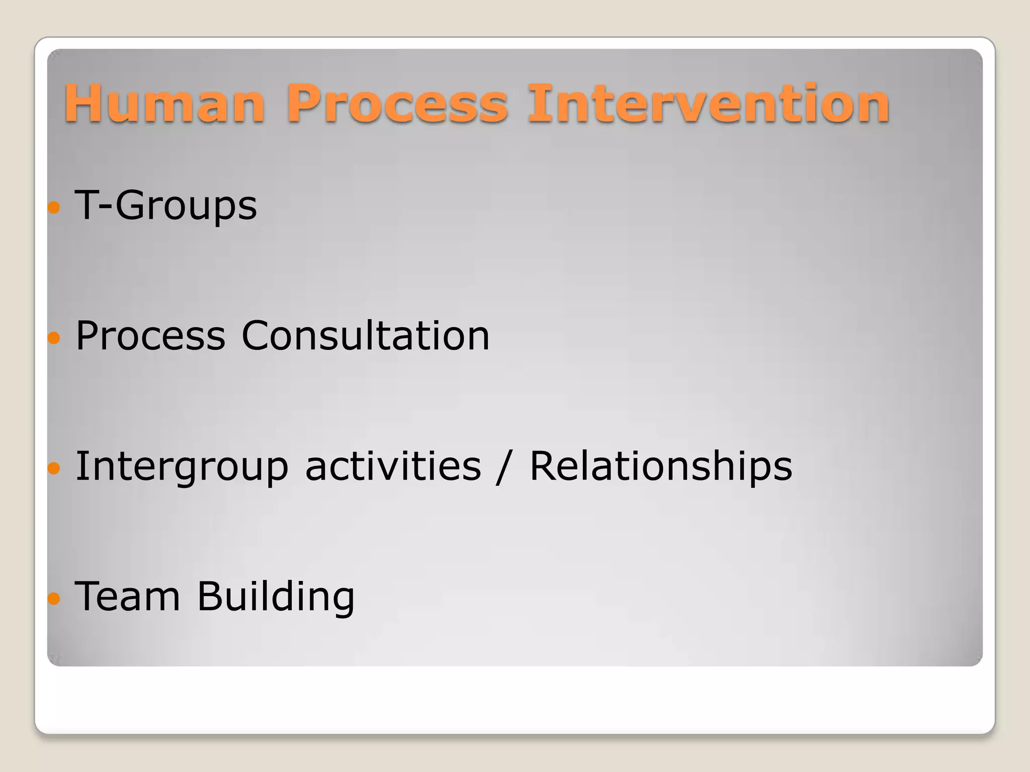 Hr intervention | PPTX