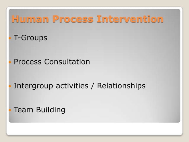 Hr intervention | PPTX