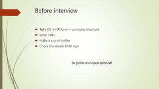 HR interview | PPT