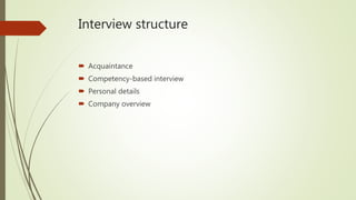HR interview | PPT