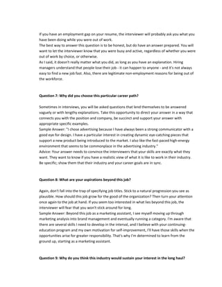 Hr interview question | DOCX