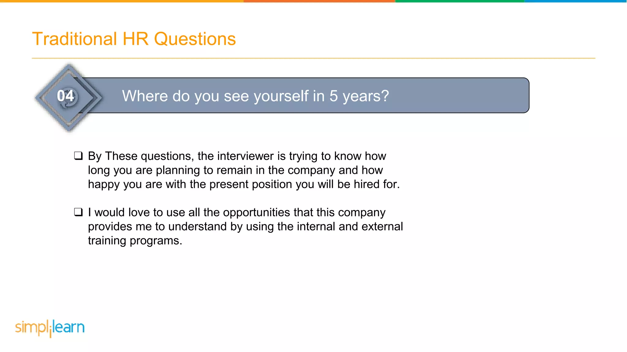 Top 20 HR Interview Questions and Answers | PPTX