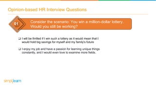 Top 20 HR Interview Questions and Answers | PPTX