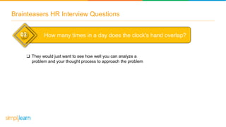 Top 20 HR Interview Questions and Answers | PPTX